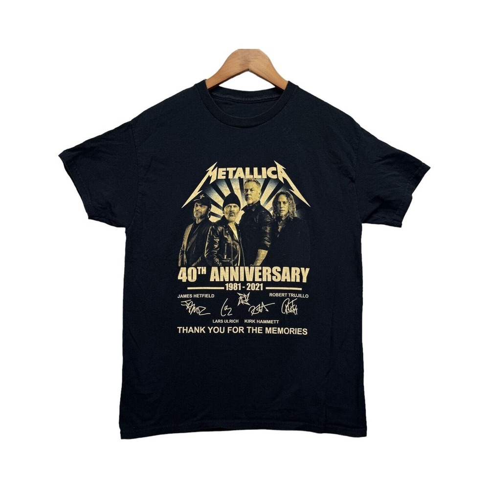 Metallica 40th Anniversary Tour Official Shirt 1981-2… - Gem